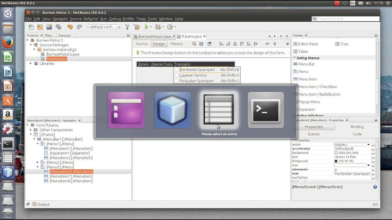 Cara Membuat Icon Di Netbeans Youtube