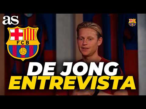 Frenkie de Jong ESTALLA en su entrevista con el BARCELONA: \