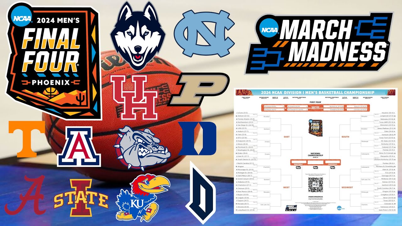 March Madness 2024 Bracket Picks - YouTube