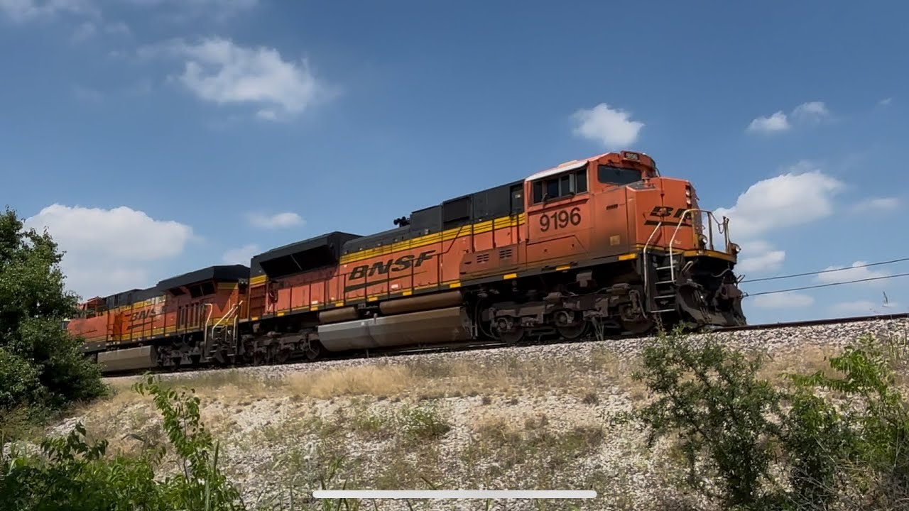 BNSF 9196 - Carrollton, TX (May 29, 2025) #bnsf - YouTube