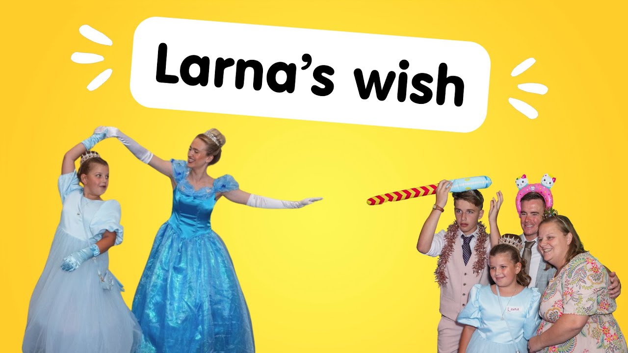 Larna's magical wish with Cinderella | Rays of Sunshine - YouTube