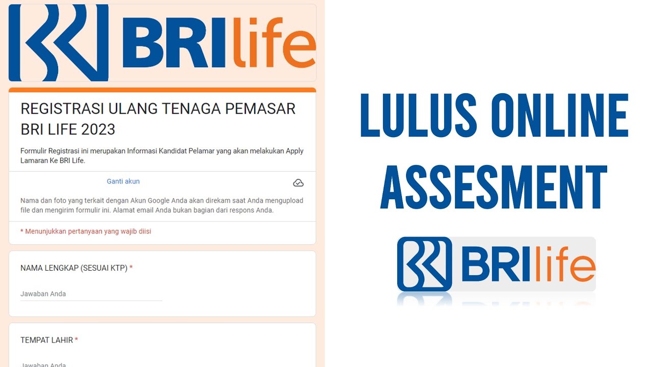 Psikotes BRI Life - YouTube