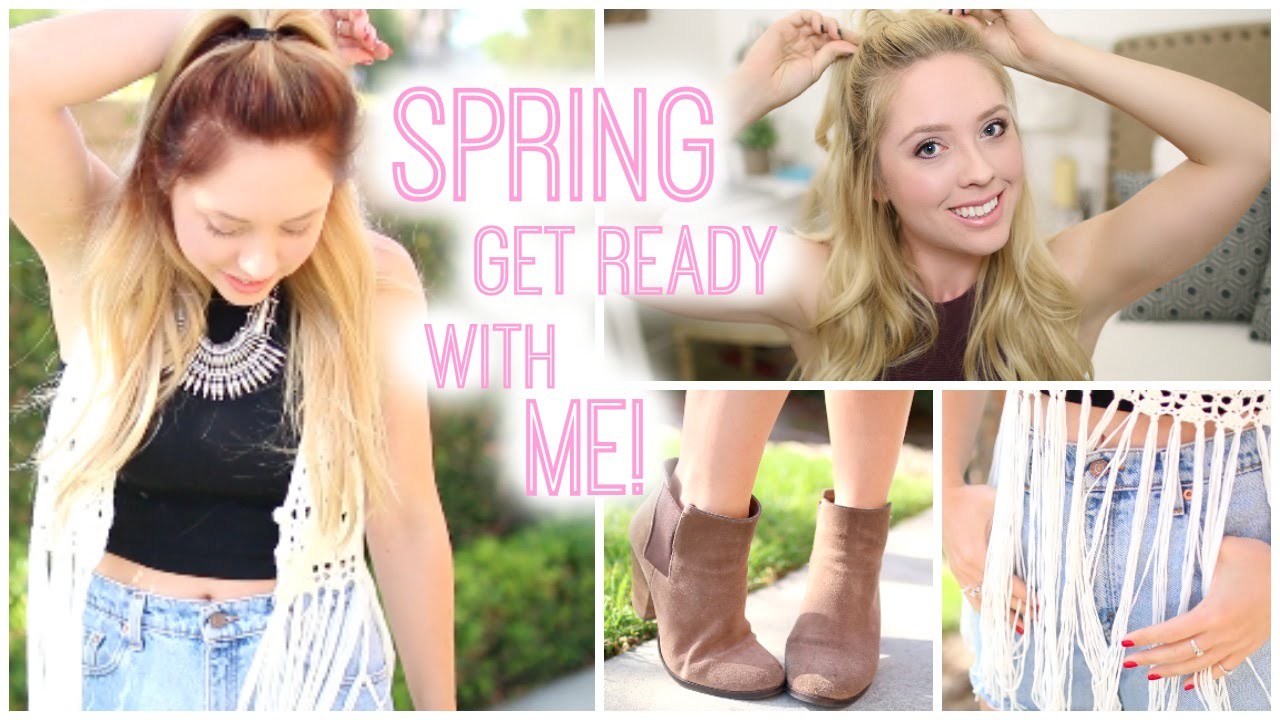 Get Ready With Me! Spring 2015! - YouTube