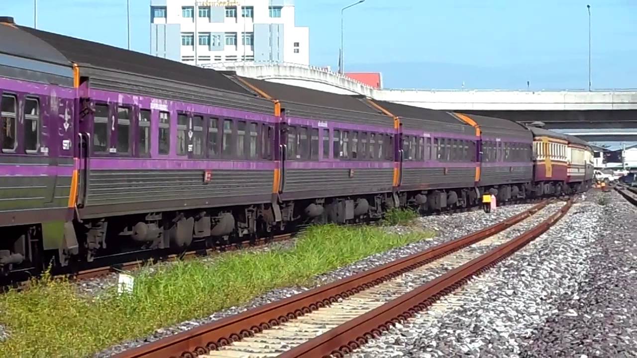 Alsthom 4106 (ALS) ขบวนรถด่วน84 12/8/2557 - YouTube