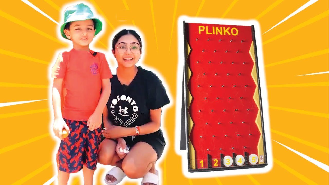 Kids Playing Plinko Game and Having Fun Games For Kids - YouTube