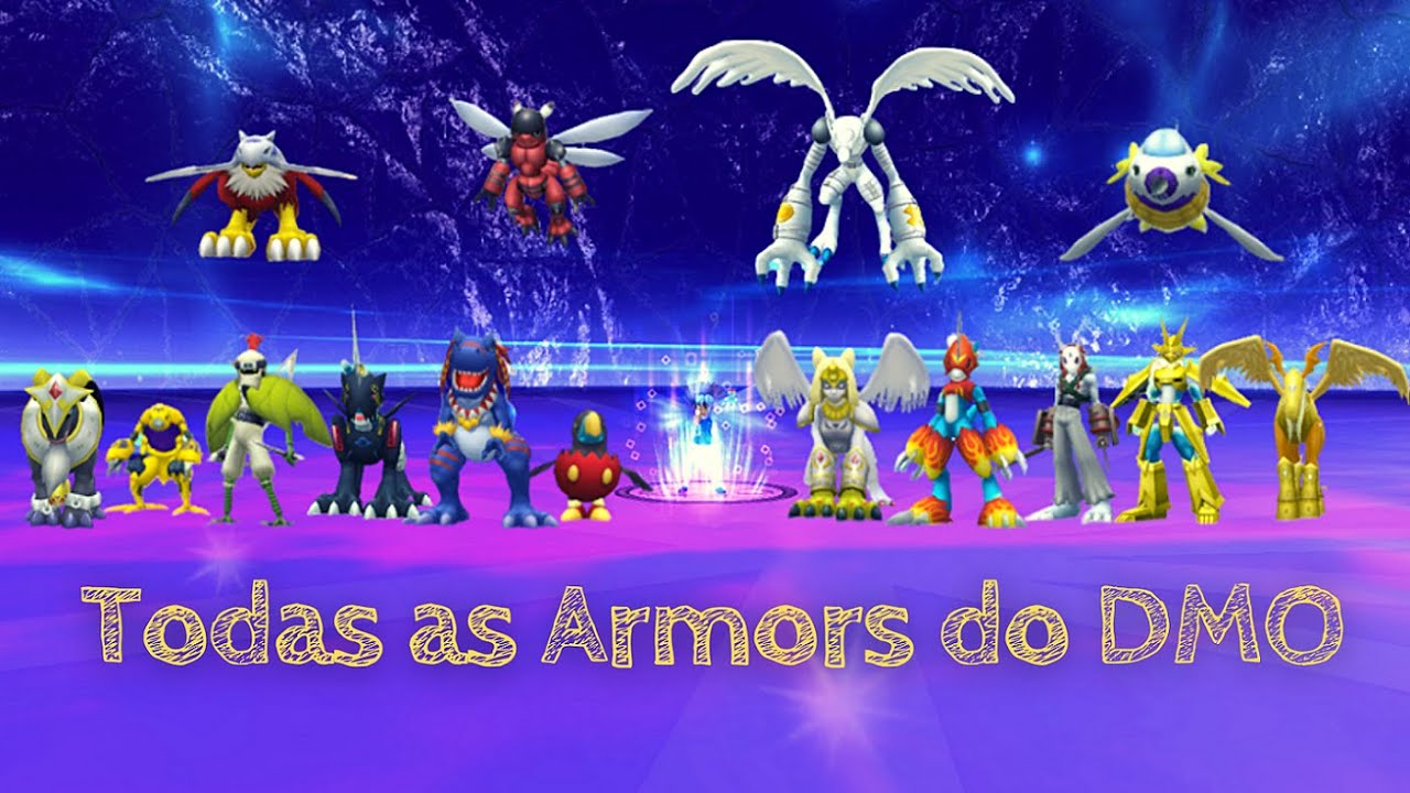 Todas as Armors do DMO + Bônus - Digimon Masters Online - YouTube