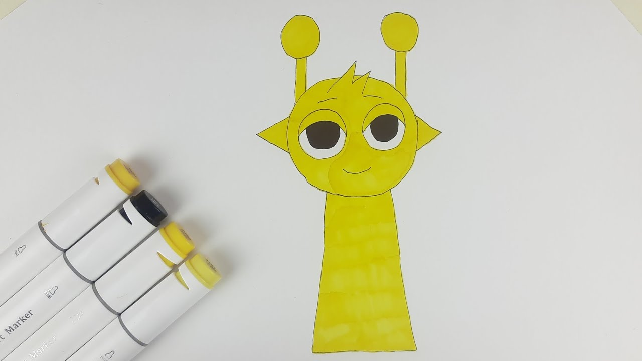 How to draw Simon (Incredibox Sprunki) | 100 Days Drawing Challenge ...