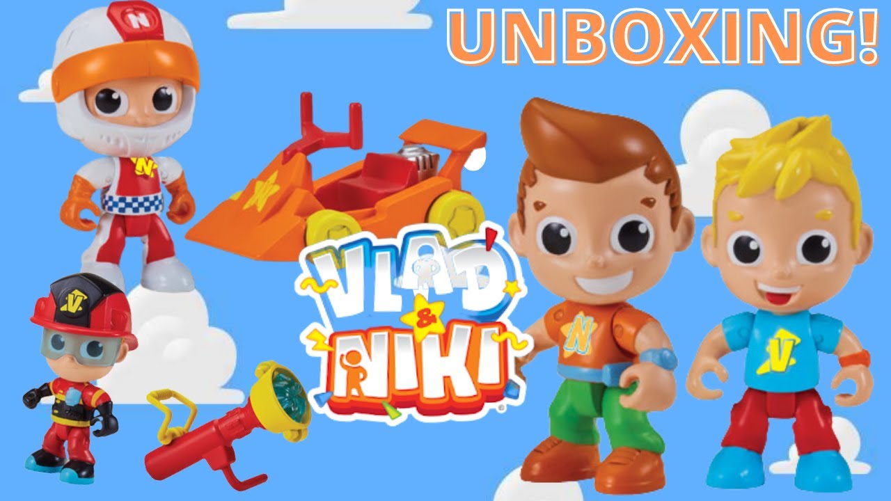 New! Vlad & Niki Toys Action Figures, Vehicles Unboxing | Vlad and Niki ...
