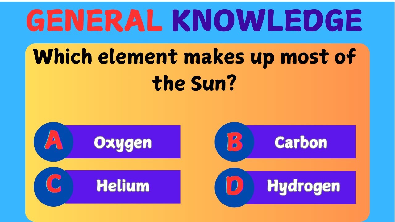Put Your Smarts To The Test: General Knowledge Showdown! #challenge #gk ...