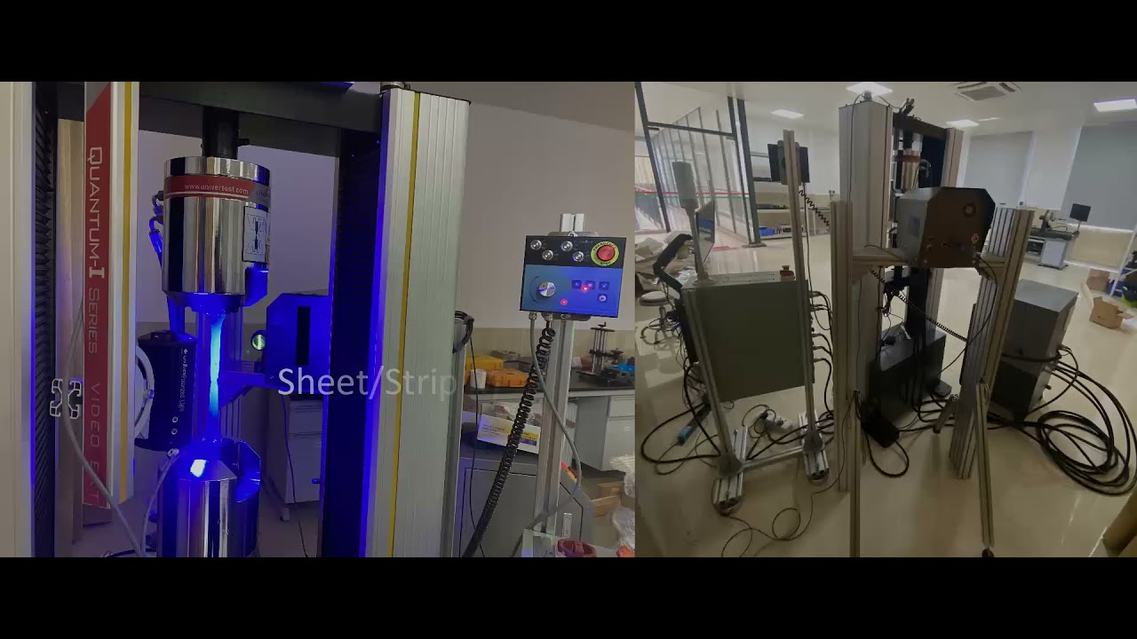 Video extensometer-Sheet Metal-Plastic Strain Ratio (r) and Tensile ...