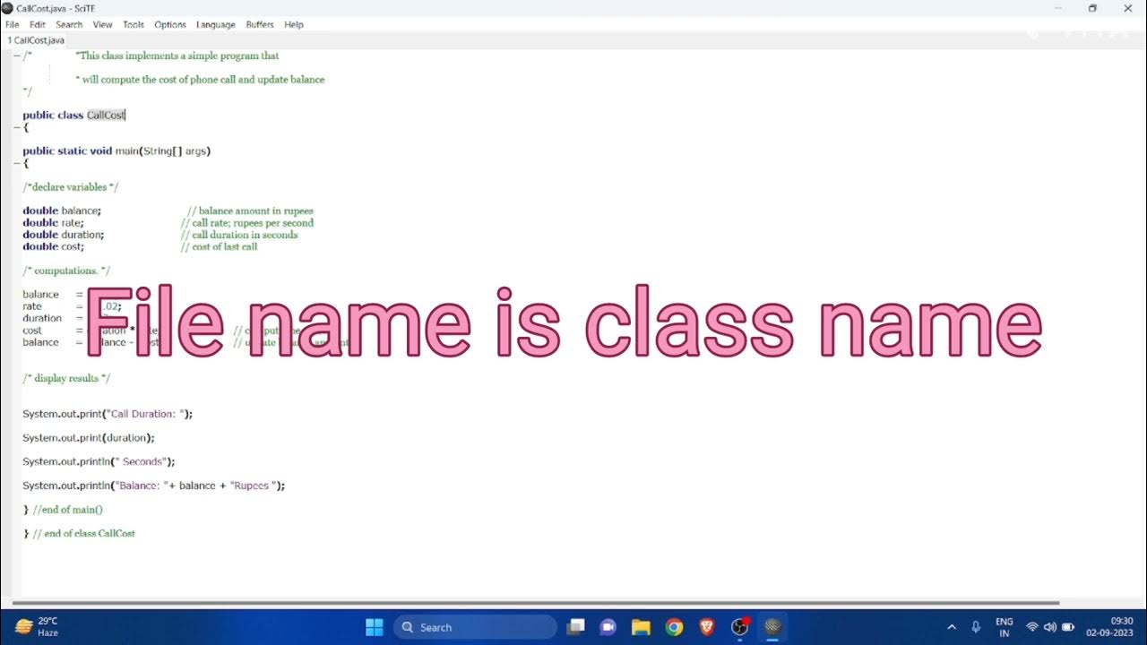 #samirsir ktsoftware #FirstJavaProgram #CallCost program #Java Program - YouTube