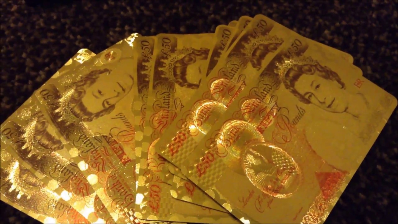 Unboxing 24KT Gold Playing Cards - YouTube