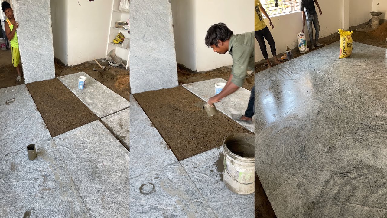 Granite Floor Tile Installation