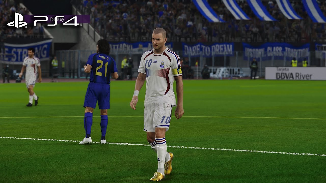 Zidane pes 2020 ... play with legends in their real kits ! [PS4] - YouTube