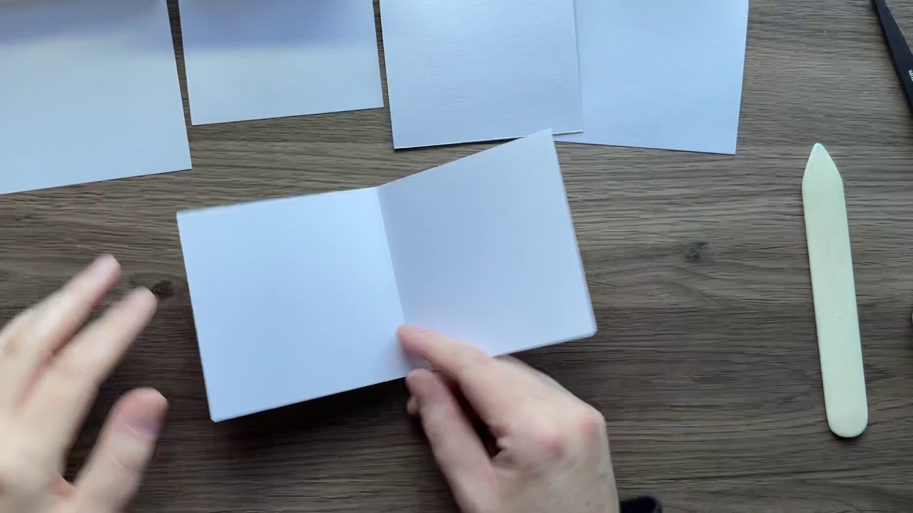 Folding Folios & Stacking Signatures- Sketchbook - YouTube
