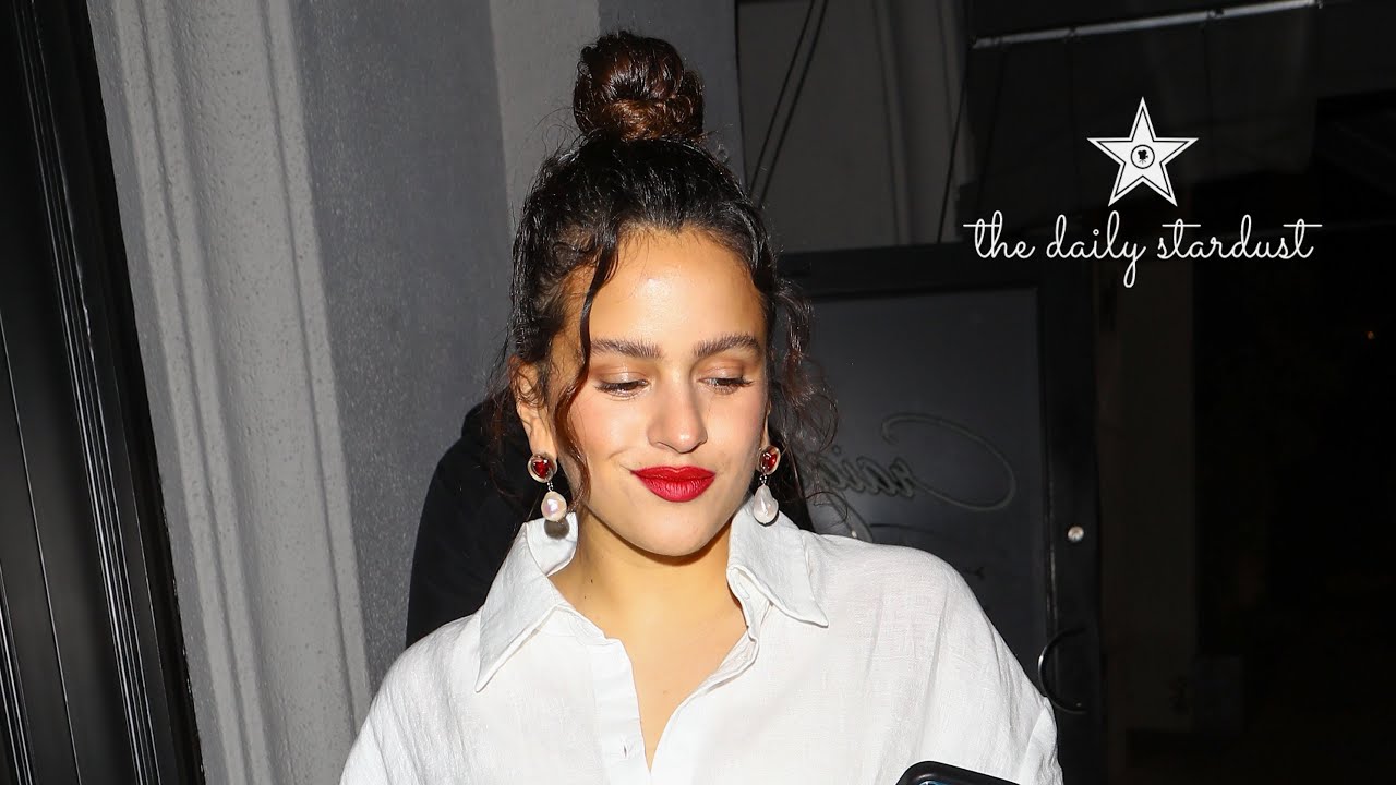 Rosalia gets asked about her thoughts on ex boyfriend Rauw Alejandro ...