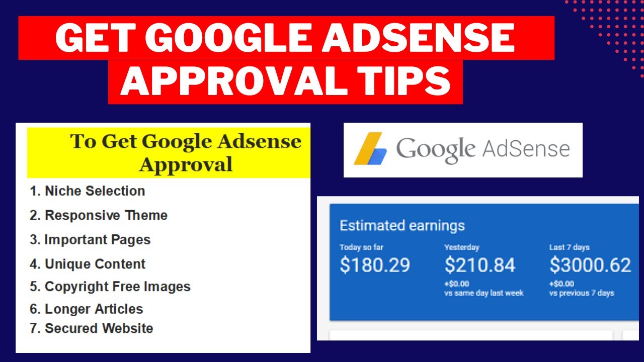 How to get approval for google AdSense in blogger 2023 || Google AdSense approval Tips - YouTube