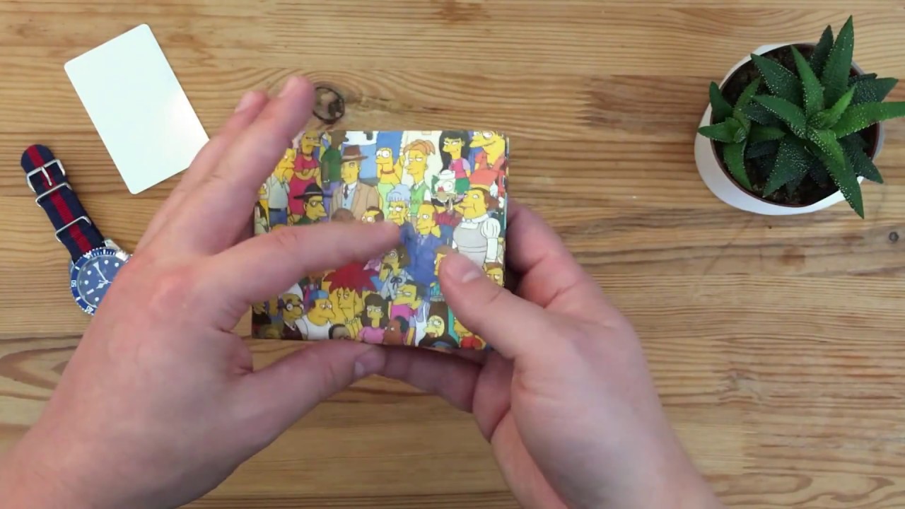 The Simpsons Wallet - YouTube