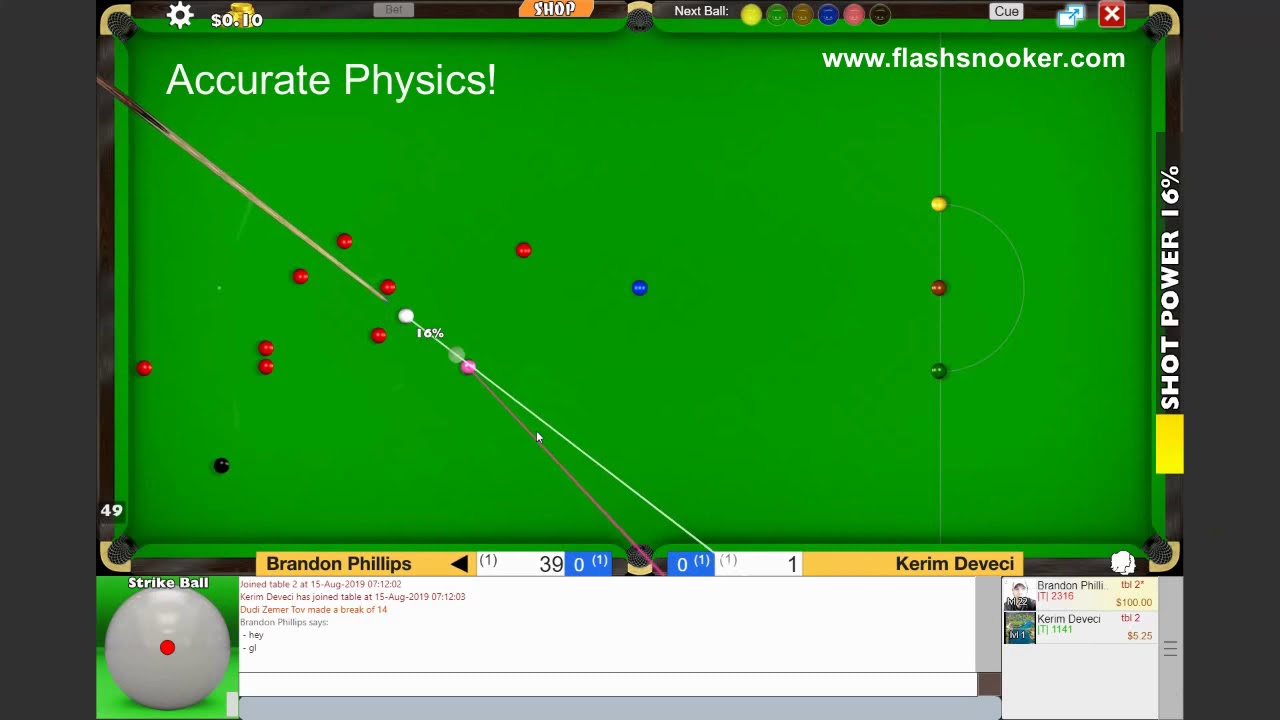 Flash Snooker Promo15sec - YouTube