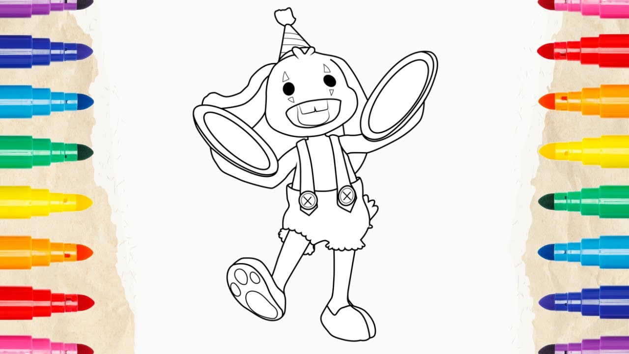 POPPY PLAYTIME BUNZO BUNNY COLORING PAGES | HOW TO COLORING BUNZO BUNNY ...
