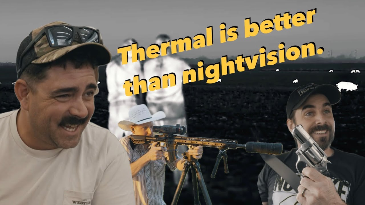 How to hunt hogs at night - YouTube