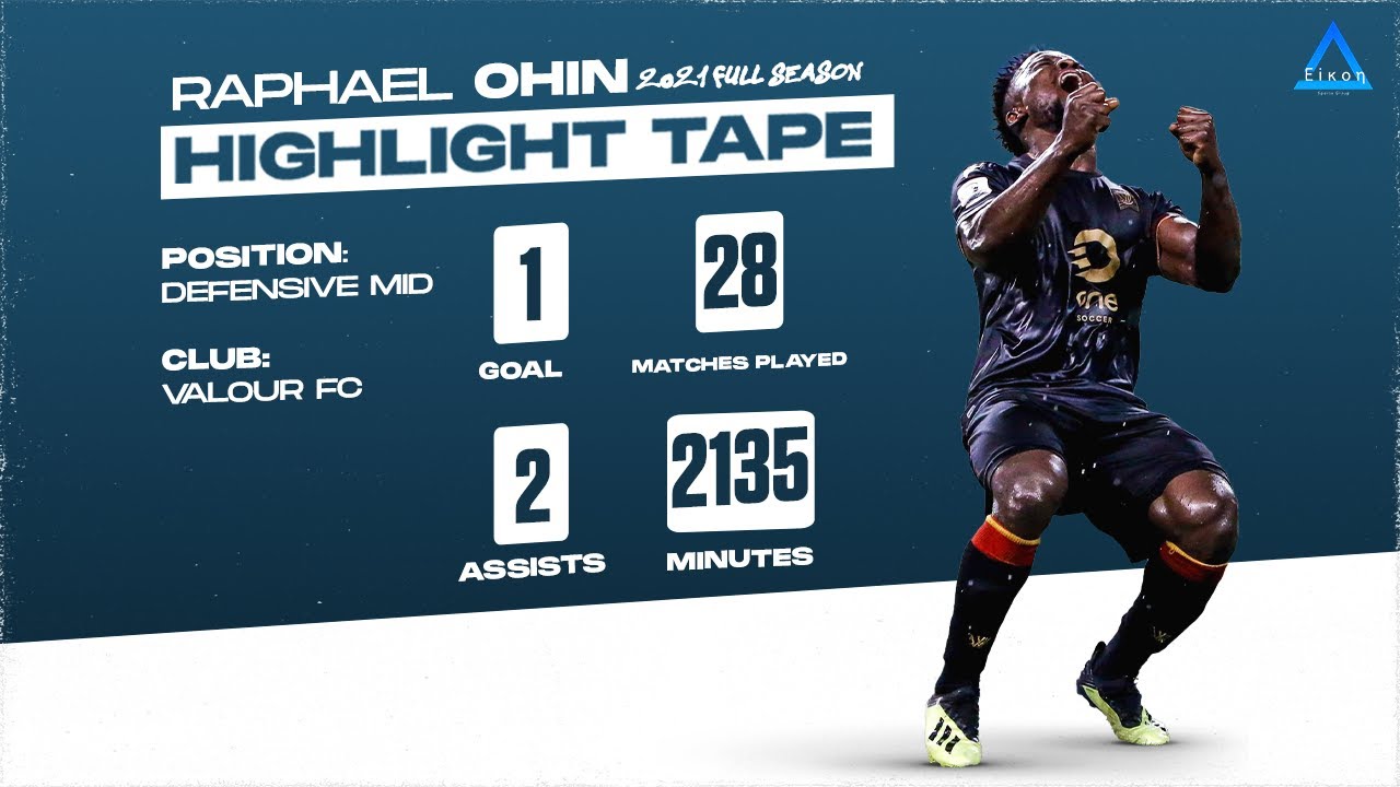 RAPHAEL OHIN 2021 CPL Highlight Tape - Valour FC - YouTube