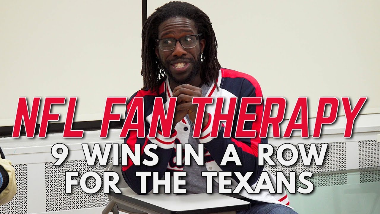 NFL FAN THERAPY: 9 Wins In A Row For The Texans - YouTube