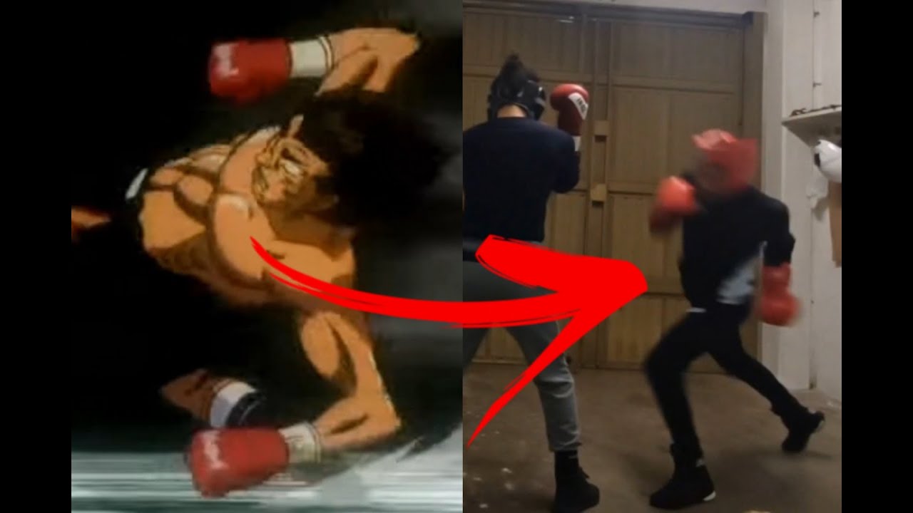 SENDO SMASH IN REAL LIFE VS ANIME hajime no ippo - YouTube