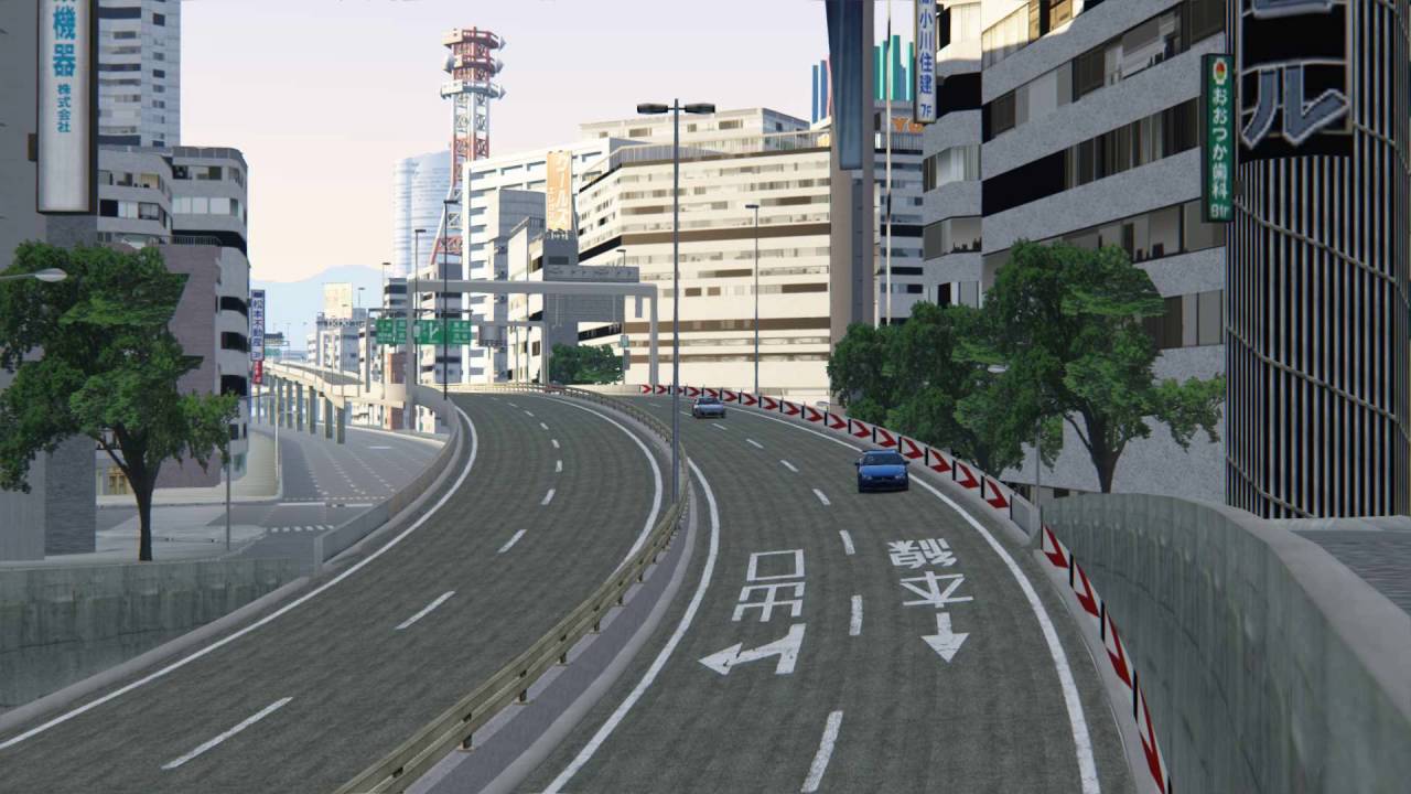 Assetto Corsa Shuto Expressway C1 replay Ver.2 RX7FD DLC - YouTube