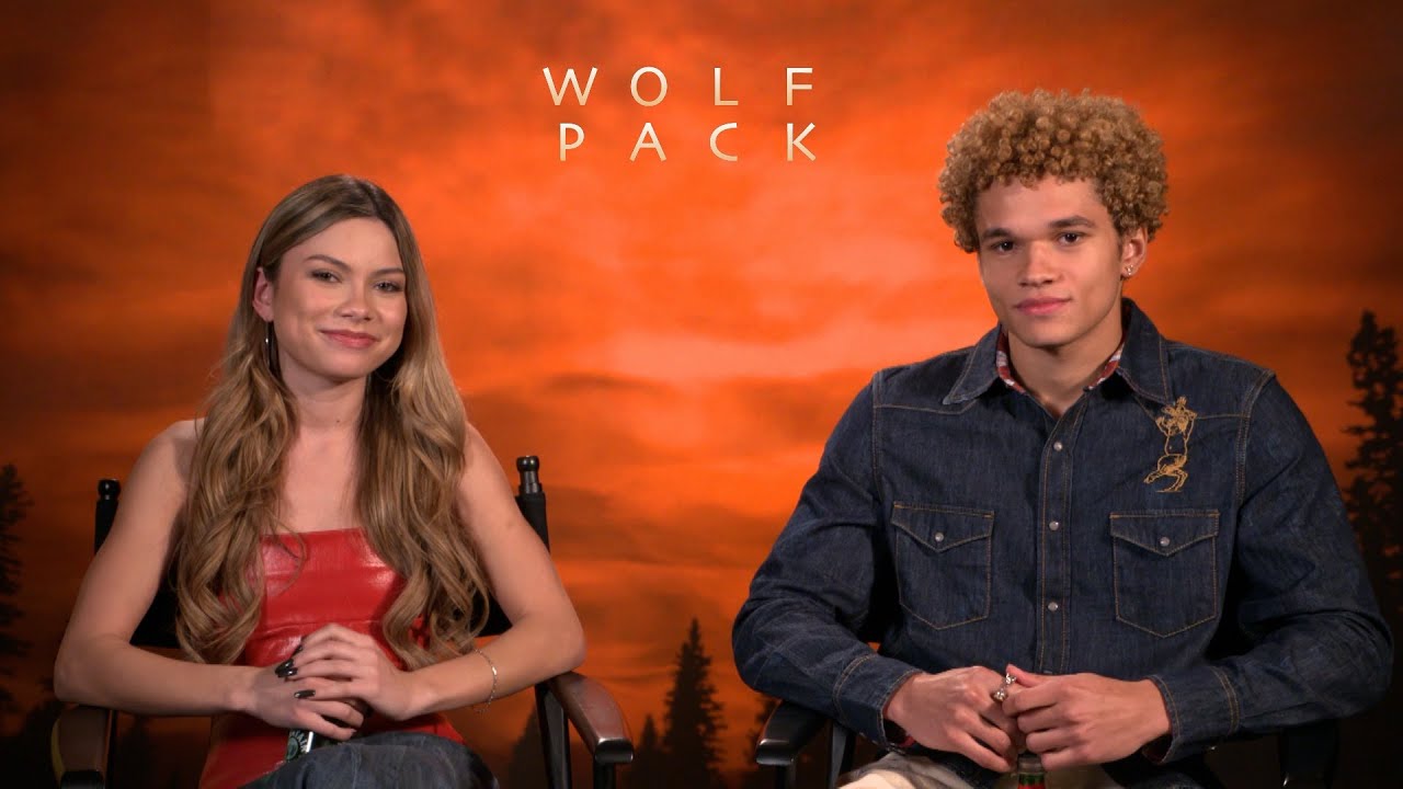 Armani Jackson and Bella Shepard talk Wolf Pack on Paramount+ - YouTube