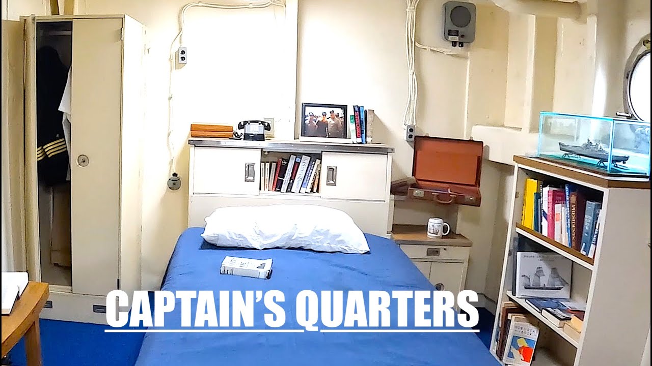 USS WISCONSIN: OFFICER'S QUARTERS VS. SEAMEN'S QUARTERS - YouTube