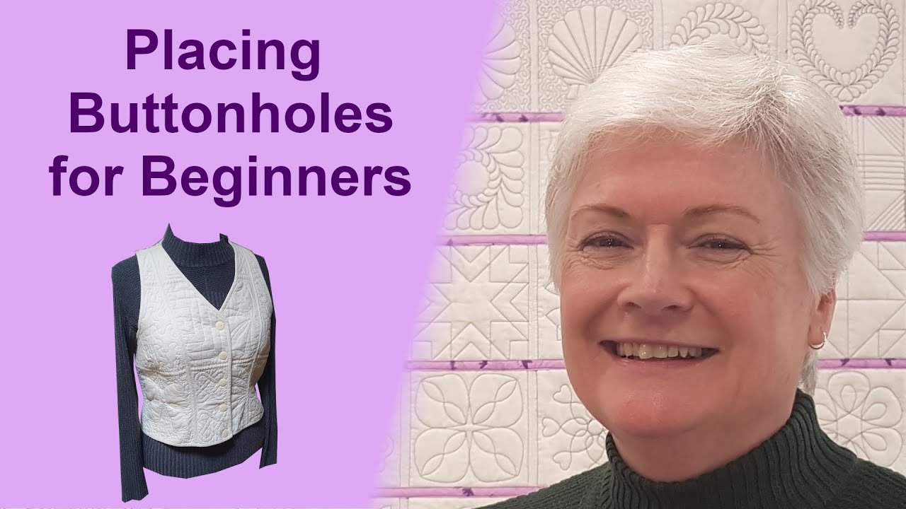 Beginners | Where to put buttons and buttonholes - YouTube