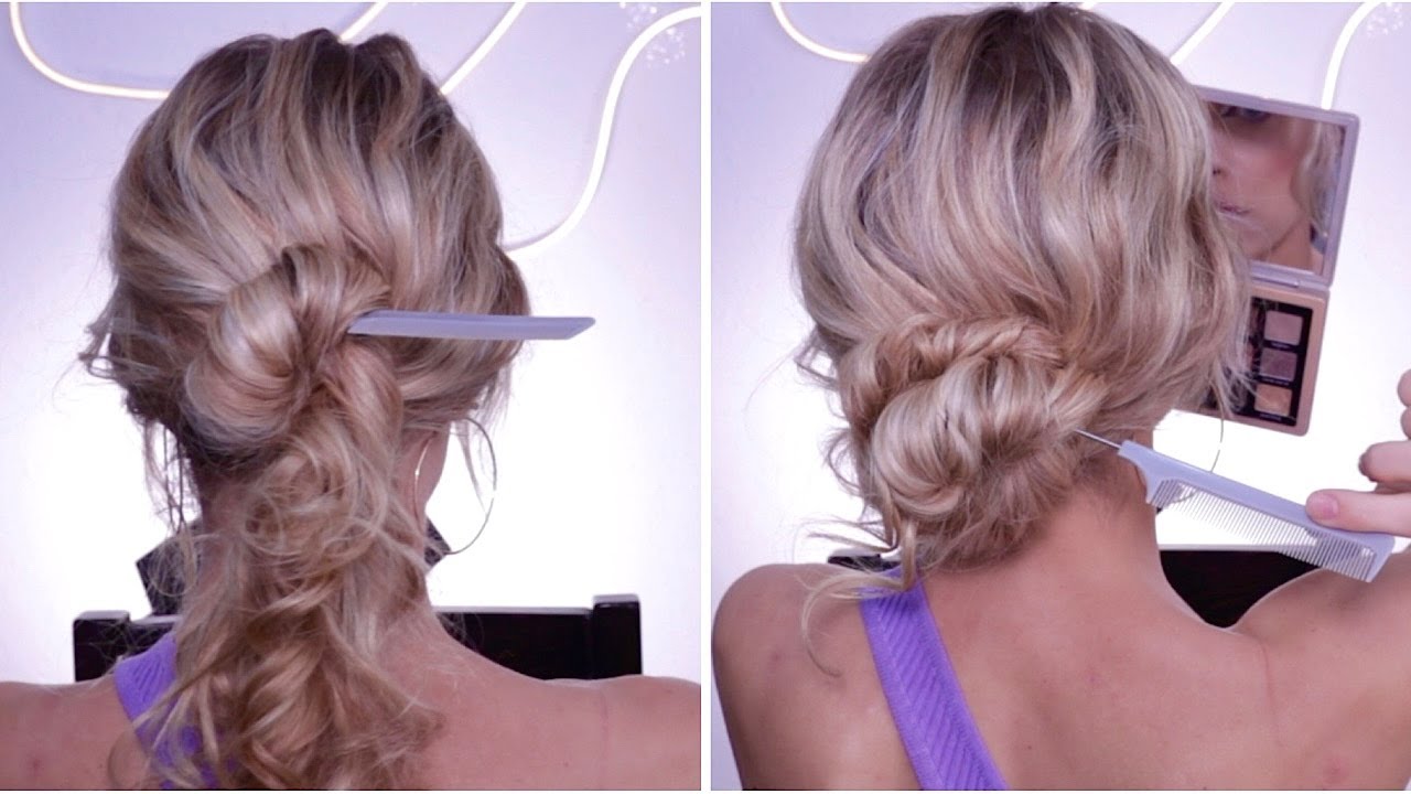 BUN HAIR HACK THAT WILL HELP YOU TO DO BUN HAIRSTYLES LIKE A PRO - YouTube