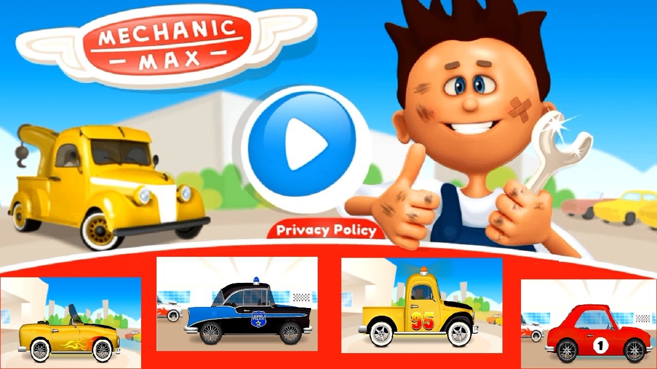 Mechanic Max - make a cars | Kids video | Game for Kids - YouTube