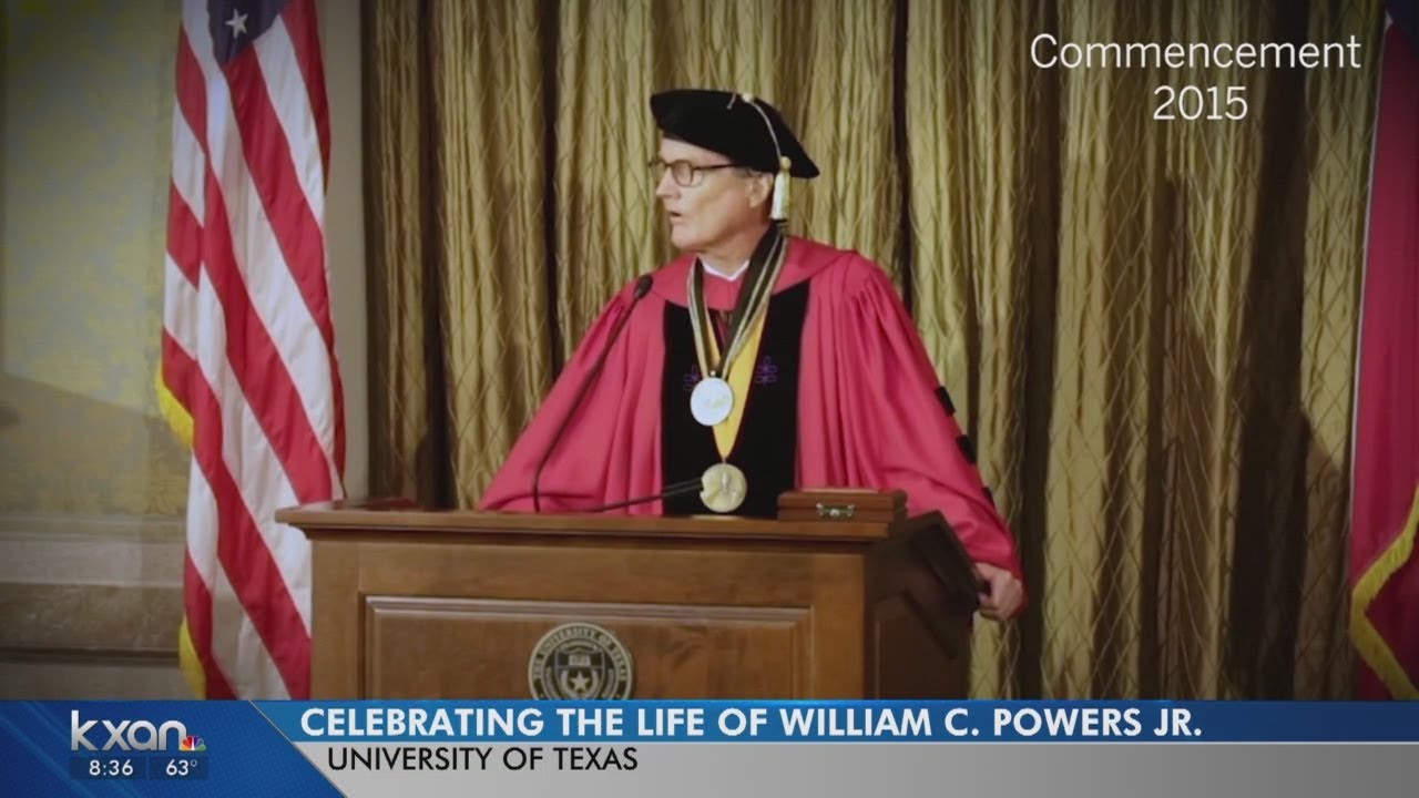 UT honors the life of former university president William Powers - YouTube