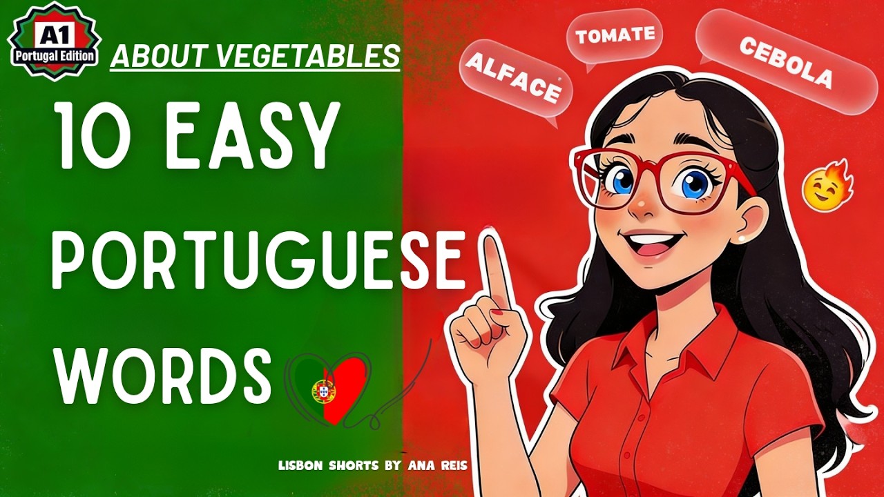 10 easy European Portuguese words for beginners: vegetables/vegetais ...