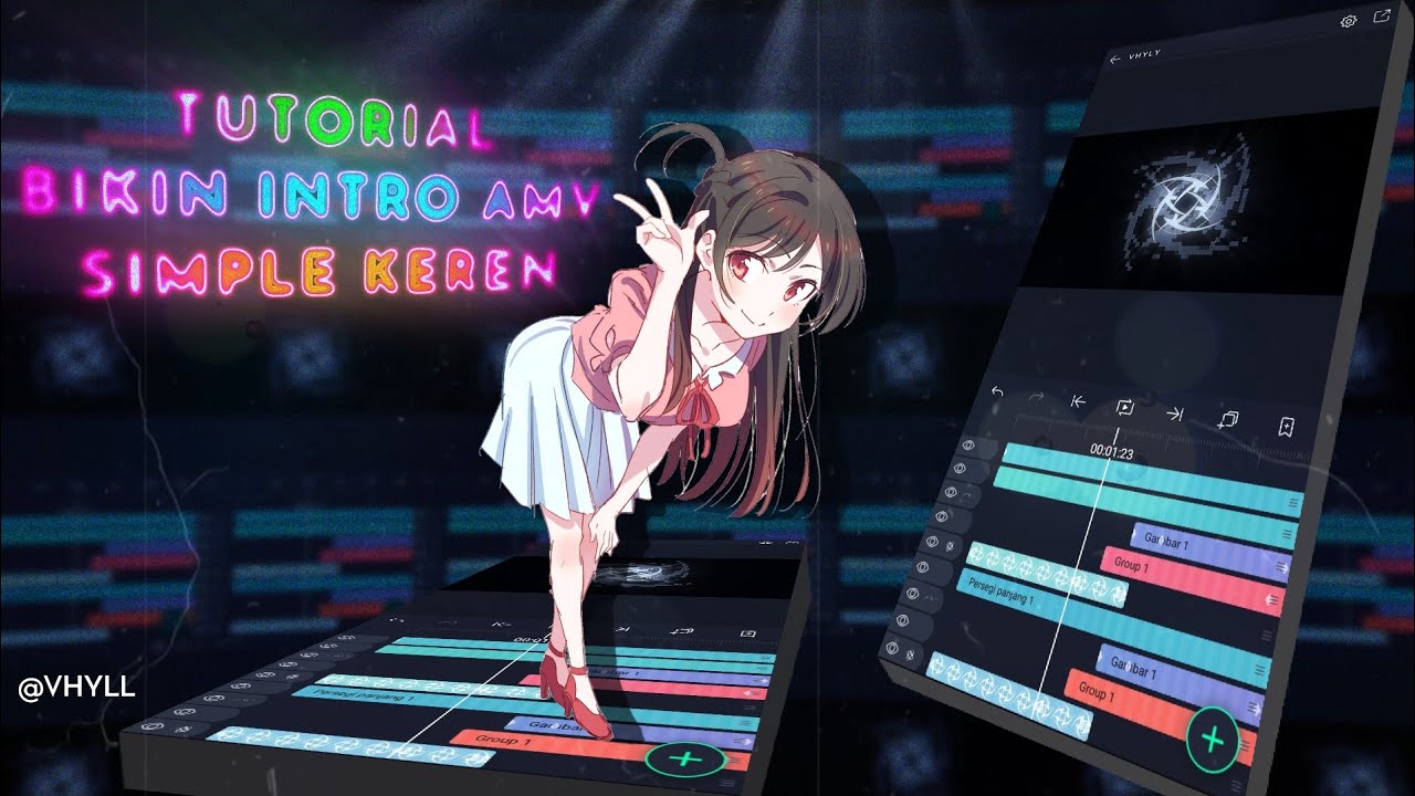 CARA MEMBUAT INTRO AMV DI ALIGHT MOTION GAMPANG! || TUTORIAL INTRO LOGO ...