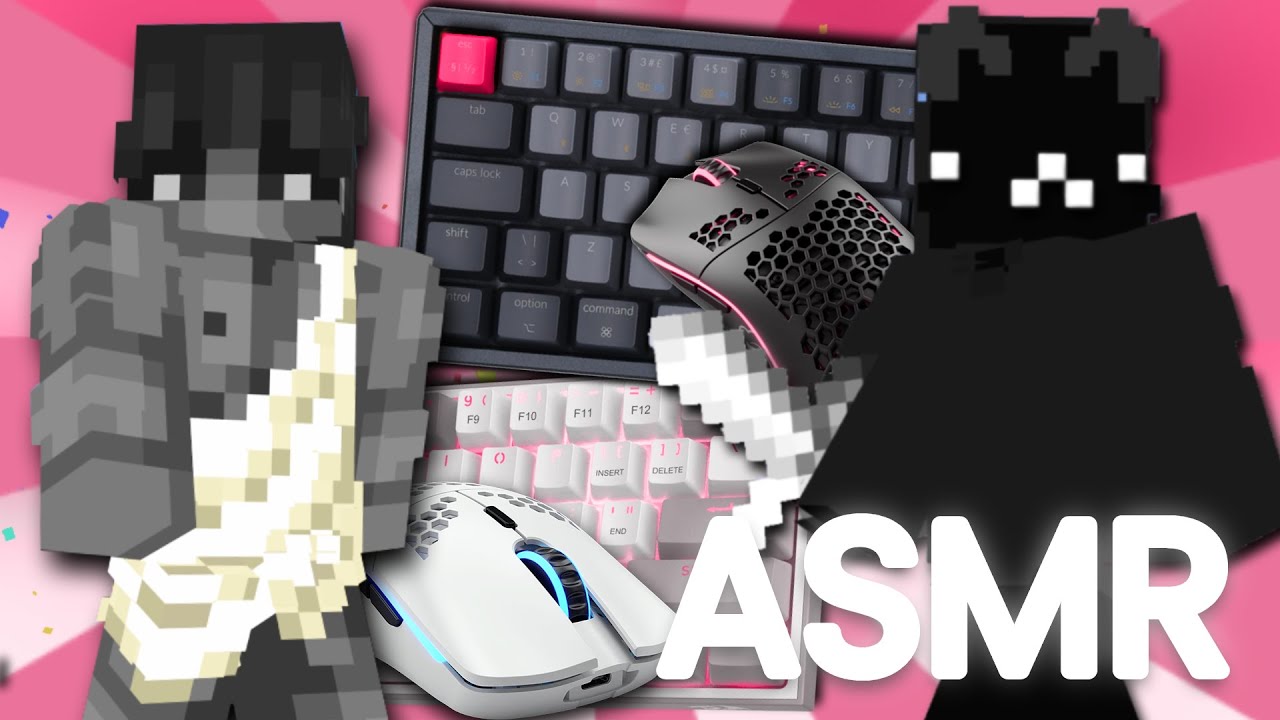 Thocky Keyboard ASMR + Mouse Sounds w/ Ixc | Hypixel Bedwars - YouTube