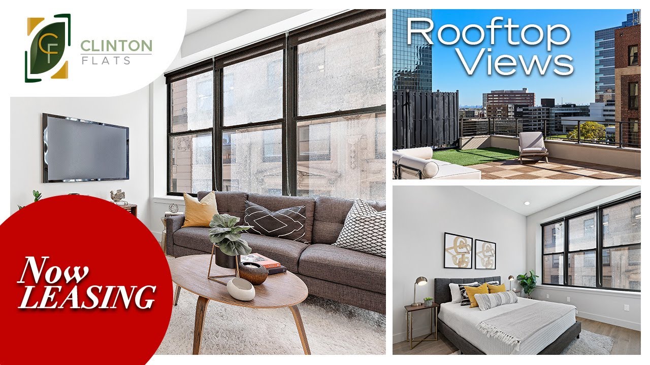 Clinton Flats Luxury Apartments in Downtown Newark, NJ - Property Tour ...