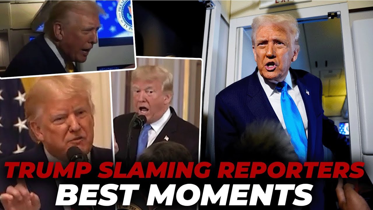 BEST OF TRUMP VS REPORTERS | EPIC RANTS AND SAVAGE Moments - YouTube