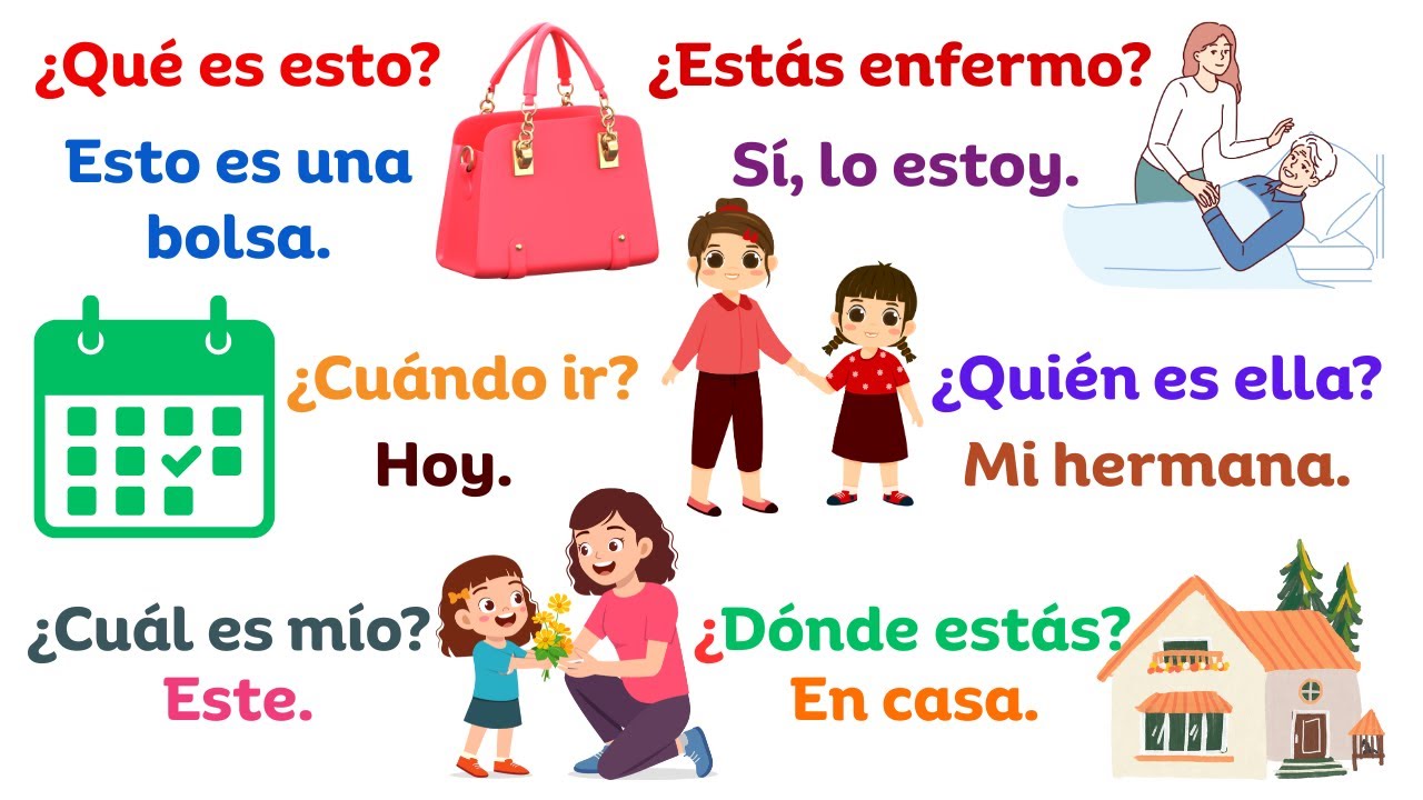 Daily Questions and Answers in Spanish | Learn Spanish - YouTube