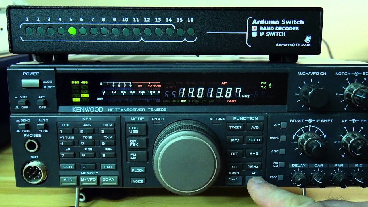 Band Decoder for Arduino + TTL inverted add-on - YouTube