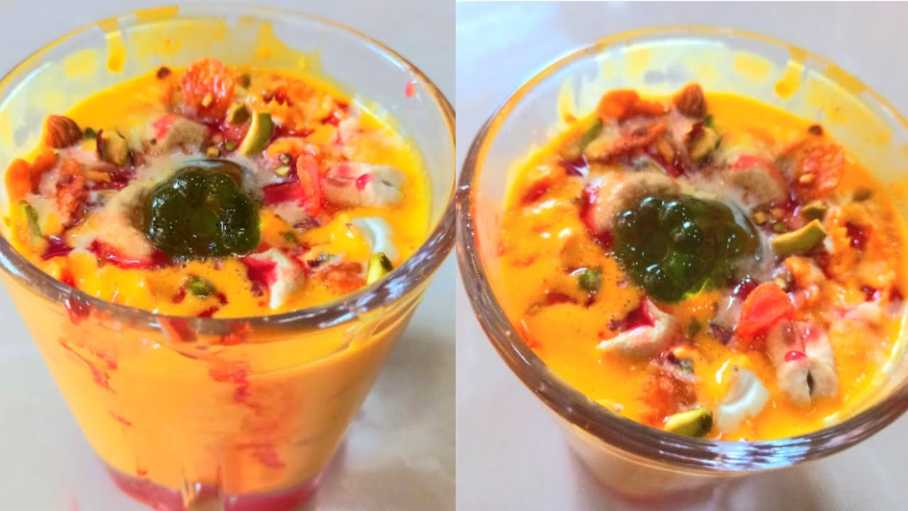 Mango dessert recipe|Summer special Mangoes new Innovative recipe|Cool ...