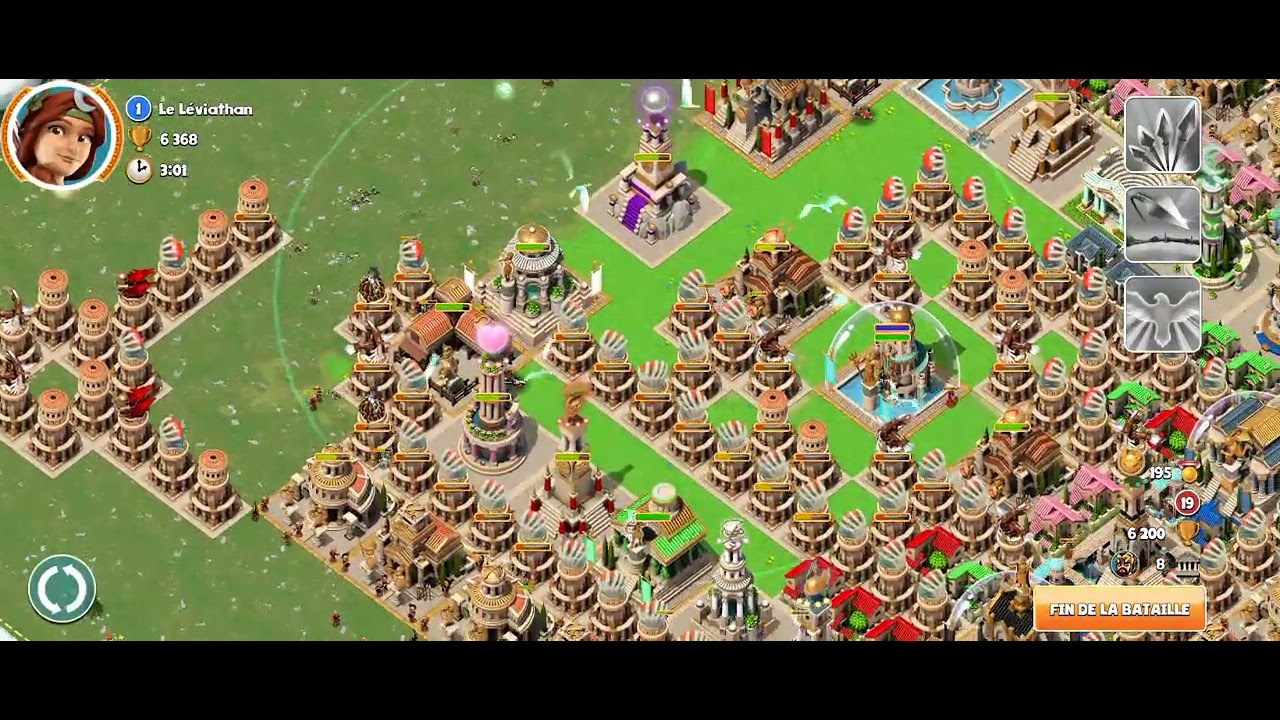 Gods of olympus Triplet challenge round 19 .482 ,5 temples - YouTube