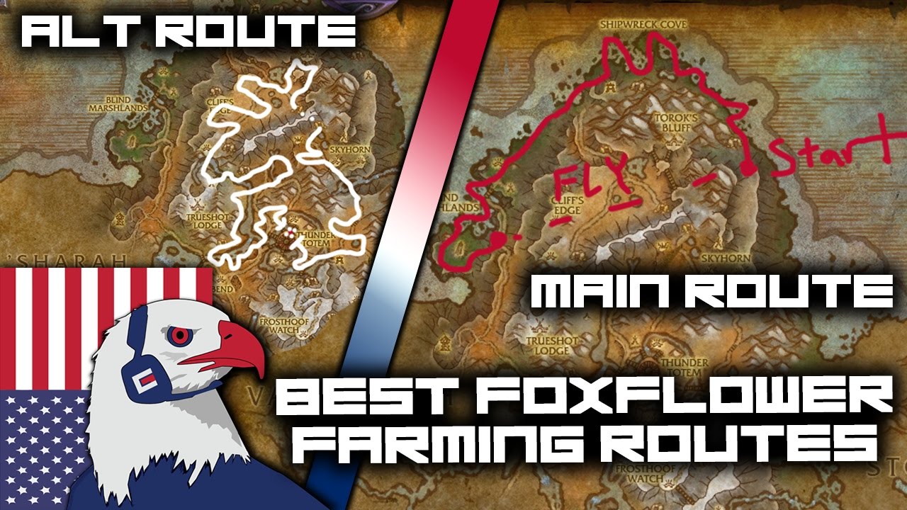 Best Foxflower Farming Route (still good with flying) - Legion Gold ...