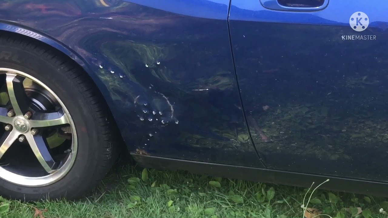 Dodge Challenger Quarter panel repair - YouTube