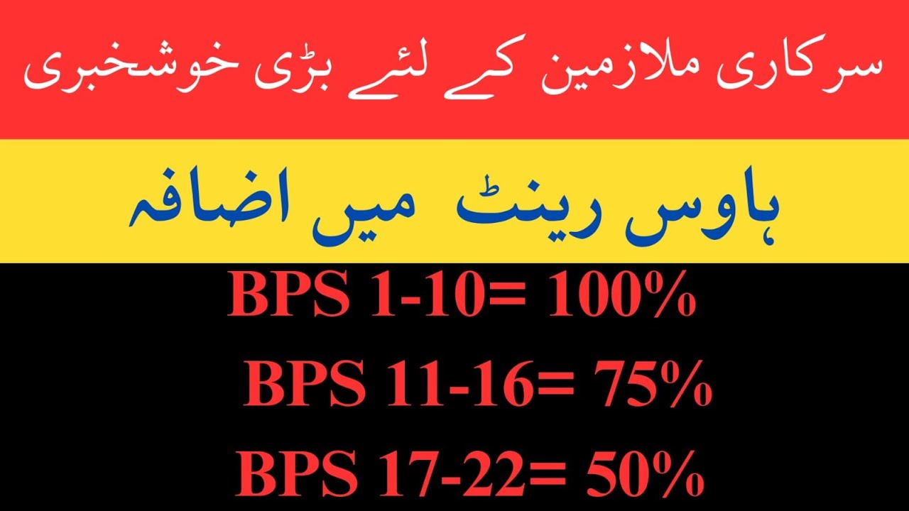 Good News for Govt. Employees || Increase in Rental Ceiling || House ...