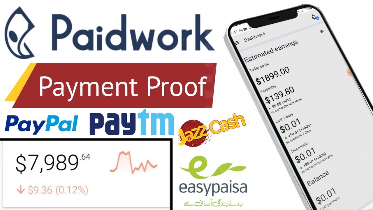 Paid work app payment proof - YouTube