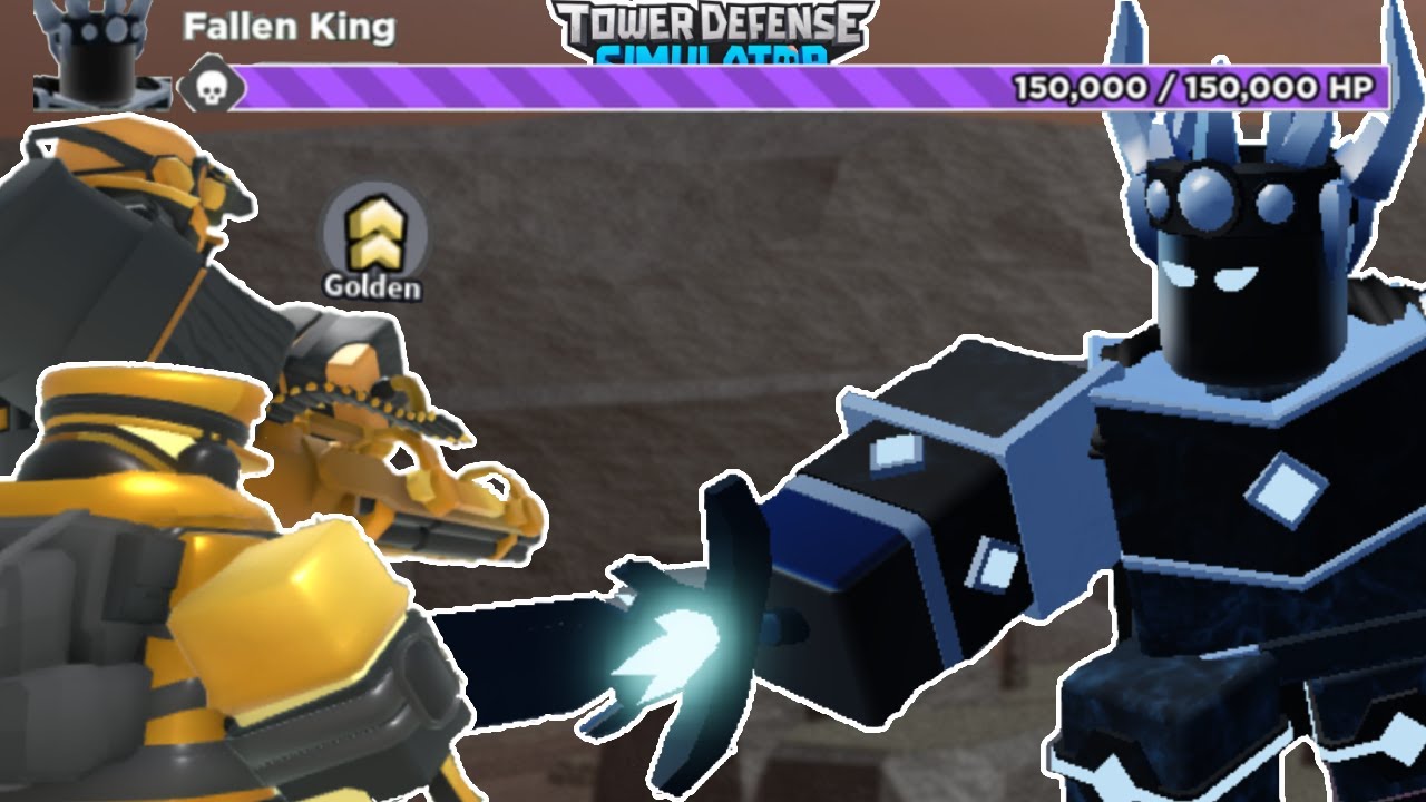 GOLDEN TOWERS VS FALLEN MODE | Roblox TDS - YouTube