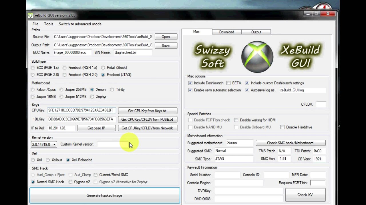 [TUTORIAL] Building a Hacked NAND image for RGH or Jtag with Xebuild ...